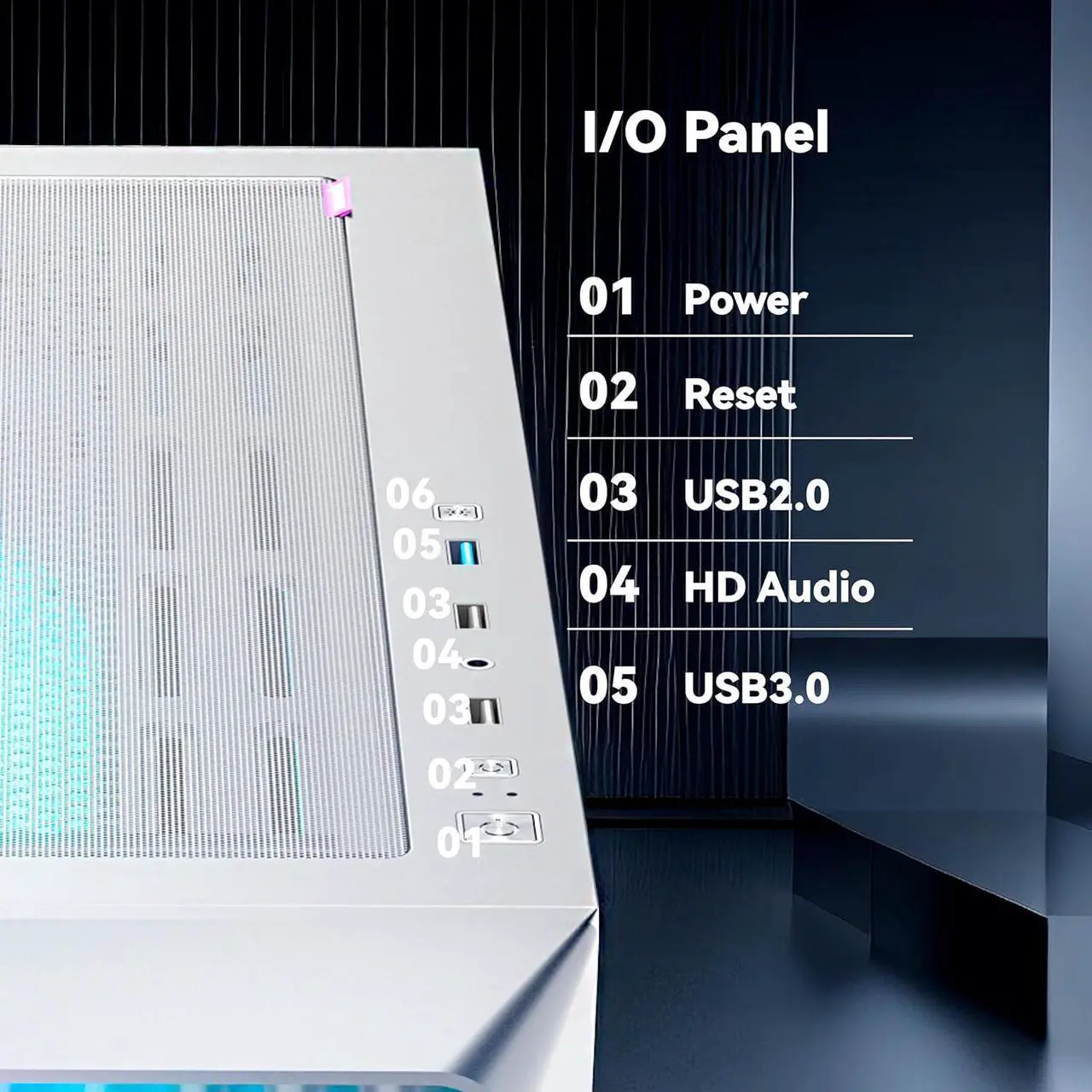 Raidmax MESHIAN X603 Lite ATX Desktop Computer Gaming PC Case Mid Tower ...