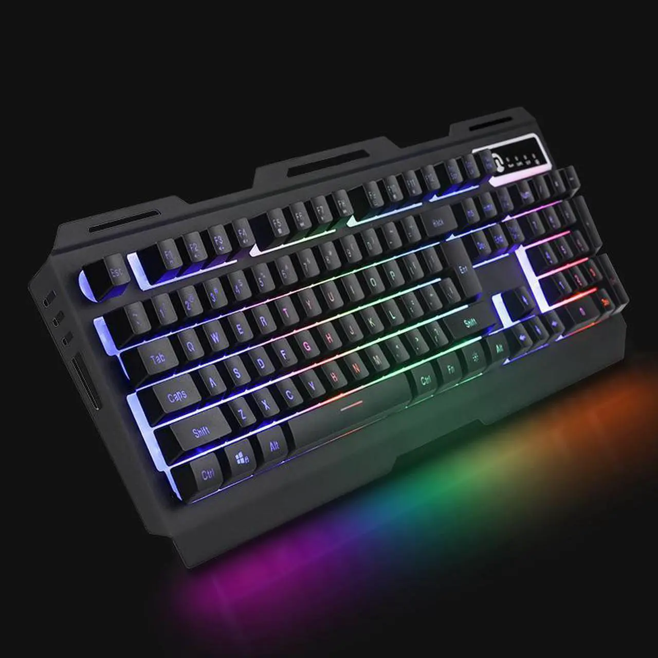 Ningmei HK11 Silver Wired Rgb Pc Gaming Keyboard 104 Key Quiet Low ...