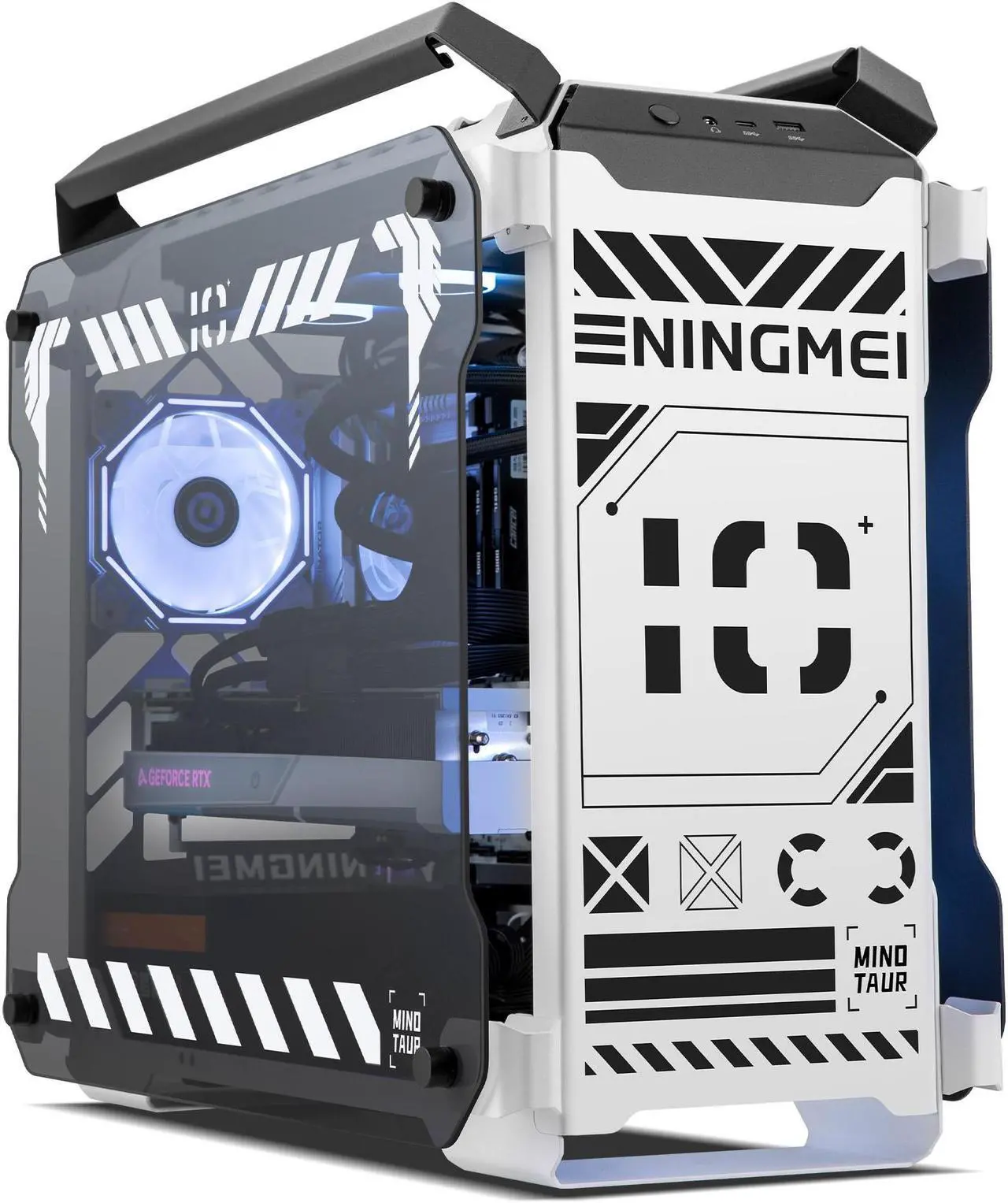 Ningmei Gaming PC Desktop Intel i7 13700KF 5.4 GHz CPU, GeForce RTX ...