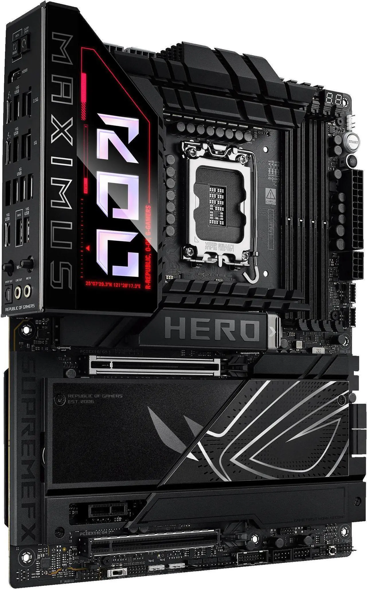 ASUS ROG MAXIMUS Z890 HERO In.tel Z890 LGA 1851 ATX motherboard ...