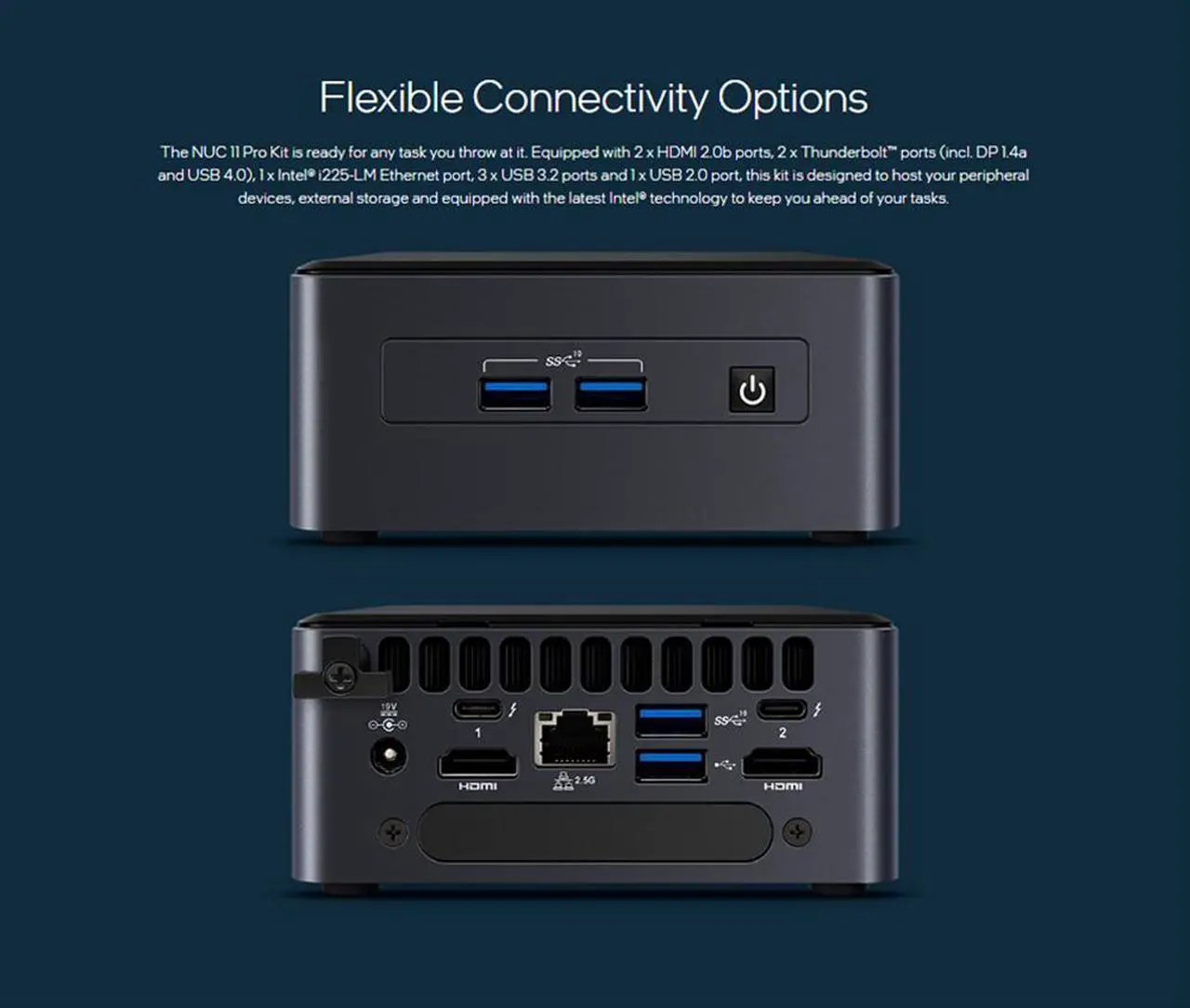 Intel NUC 11 Pro NUC11TNHi3 Tiger Canyon Home & Business Mini PC Mini ...
