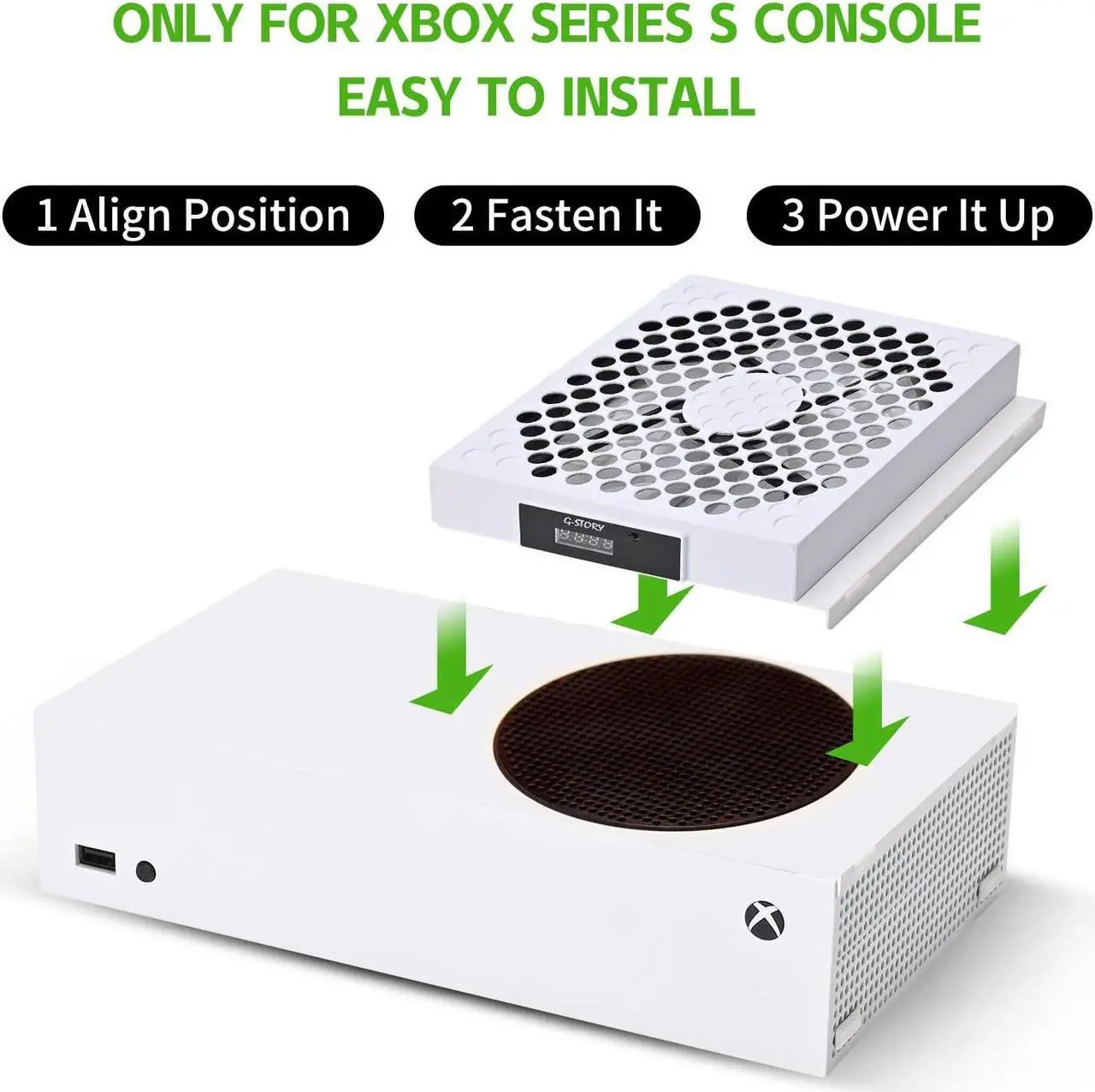 G-STORY Cooling Fan for Xbox Series S with Automatic Fan Speed ...