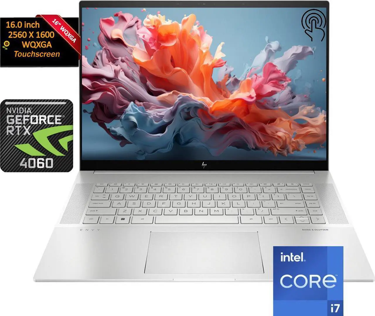 HP Envy 16" Touchscreen WQXGA 2560 x 1600 Intel core i7-13700H NVIDIA ...