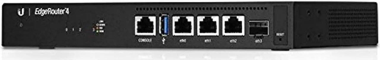 Ubiquiti Networks Edgerouter 4 Ethernet Lan Black Wired Router - Newegg.com