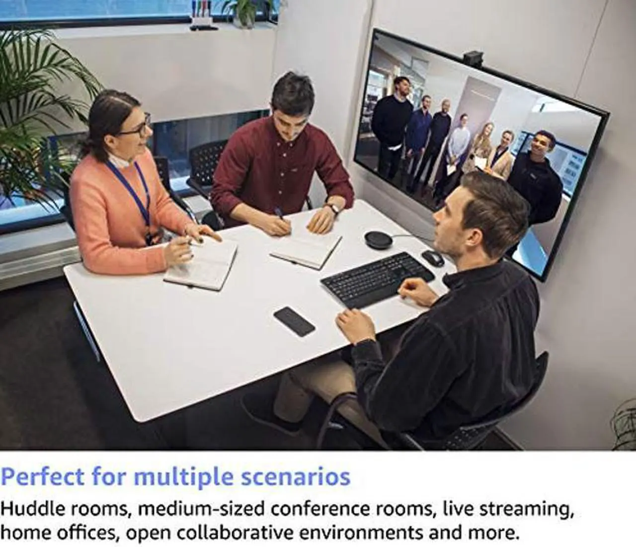 Huddly GO Work from Home Kit - USB Video Conferencing Camera with 150 ...