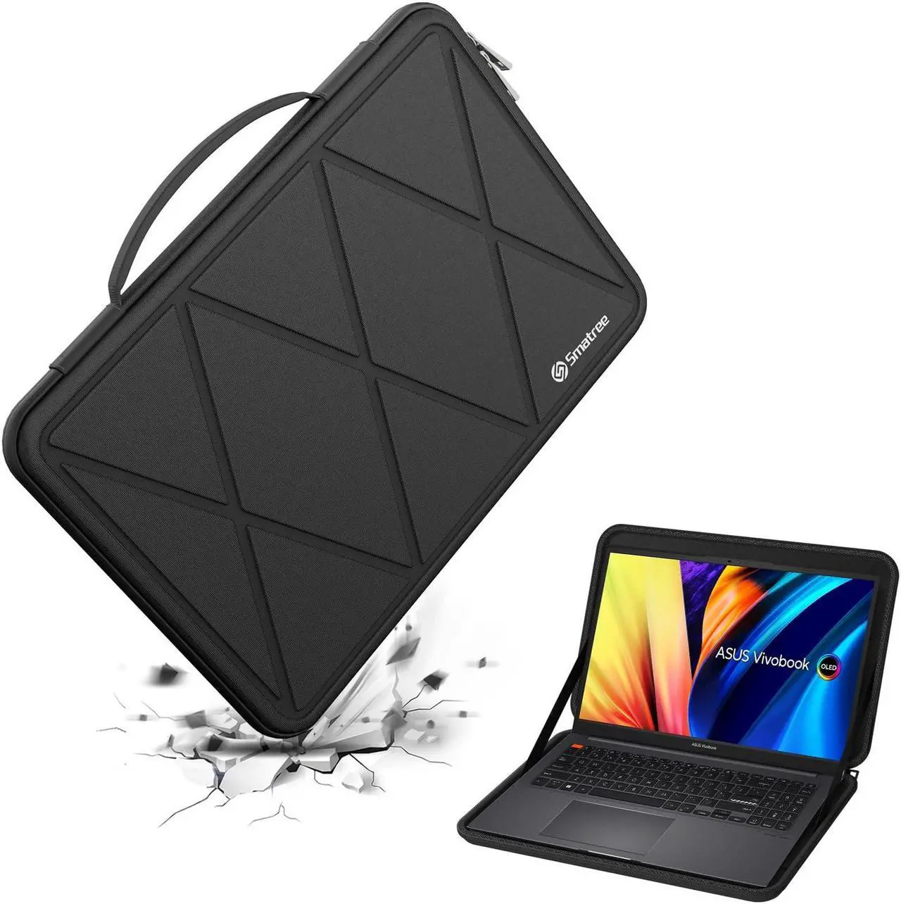 Smatree Hard EVA Protective Sleeve Case Compatible for 15.6 inch ASUS ...