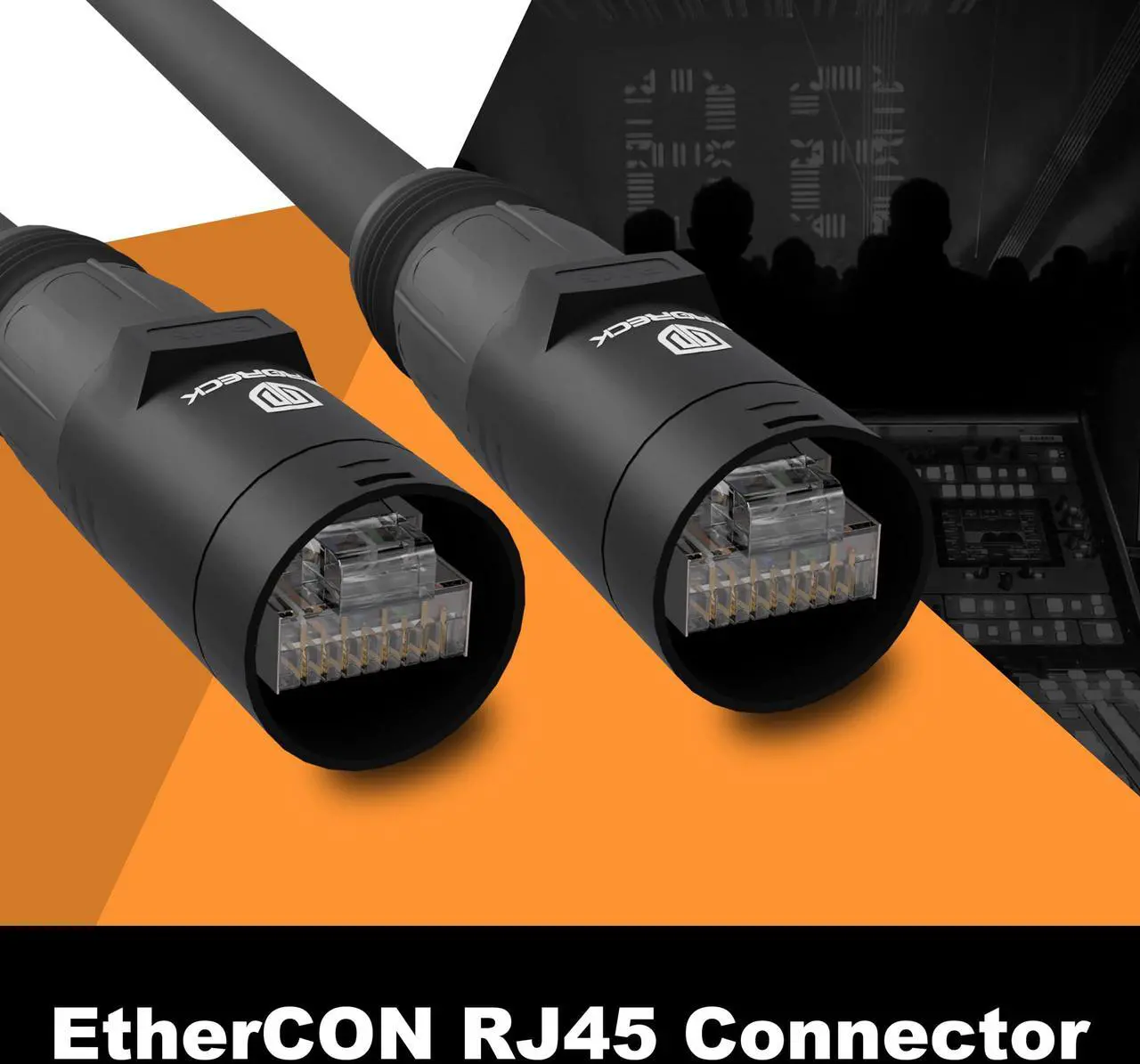 PRORECK SFTP CAT6 Dual Shielded Ethernet Cable with EtherCON RJ45 ...