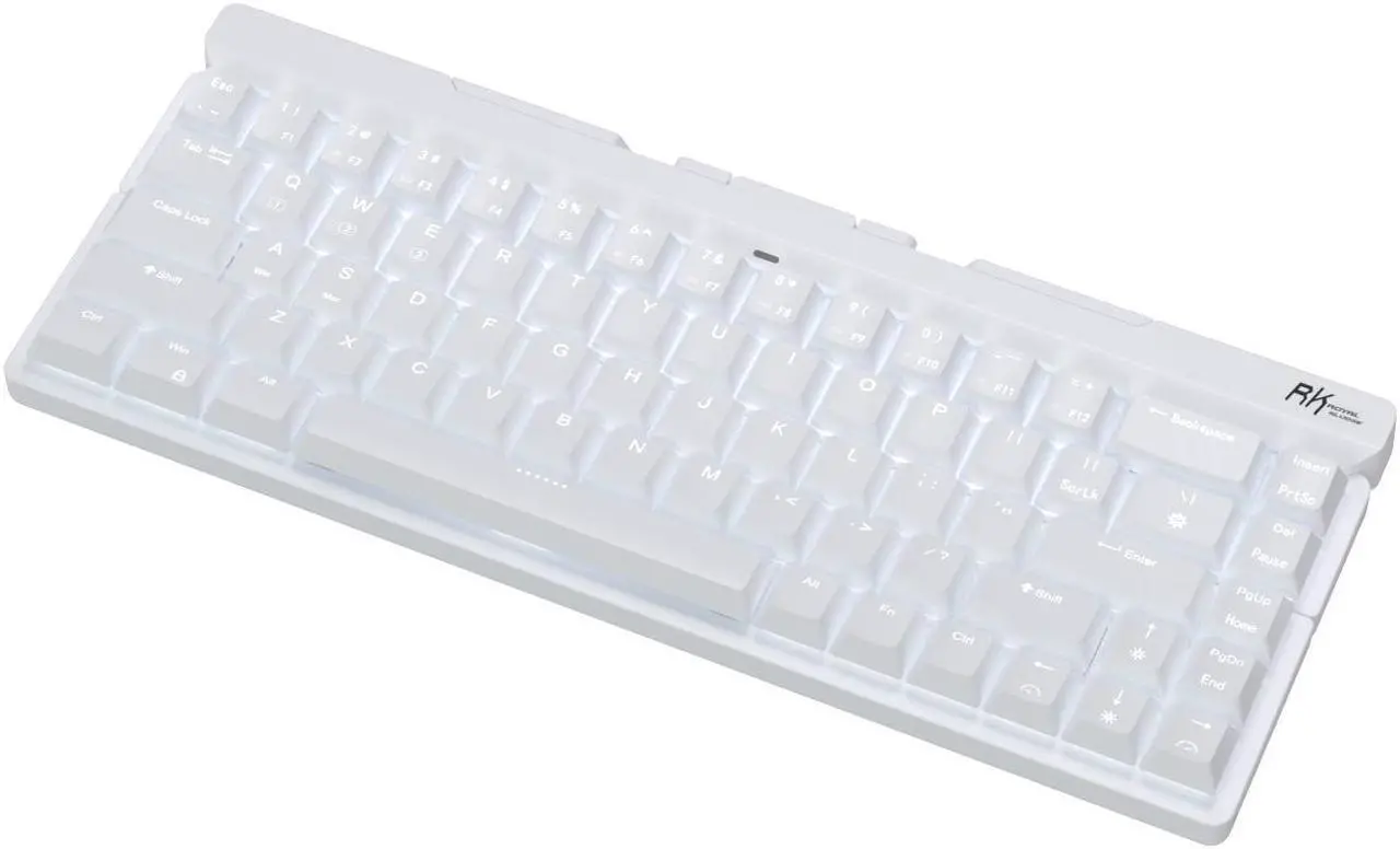 RK Royal Kludge RKF68 Foldable Mechanical Keyboard Dual Mode Wireless ...