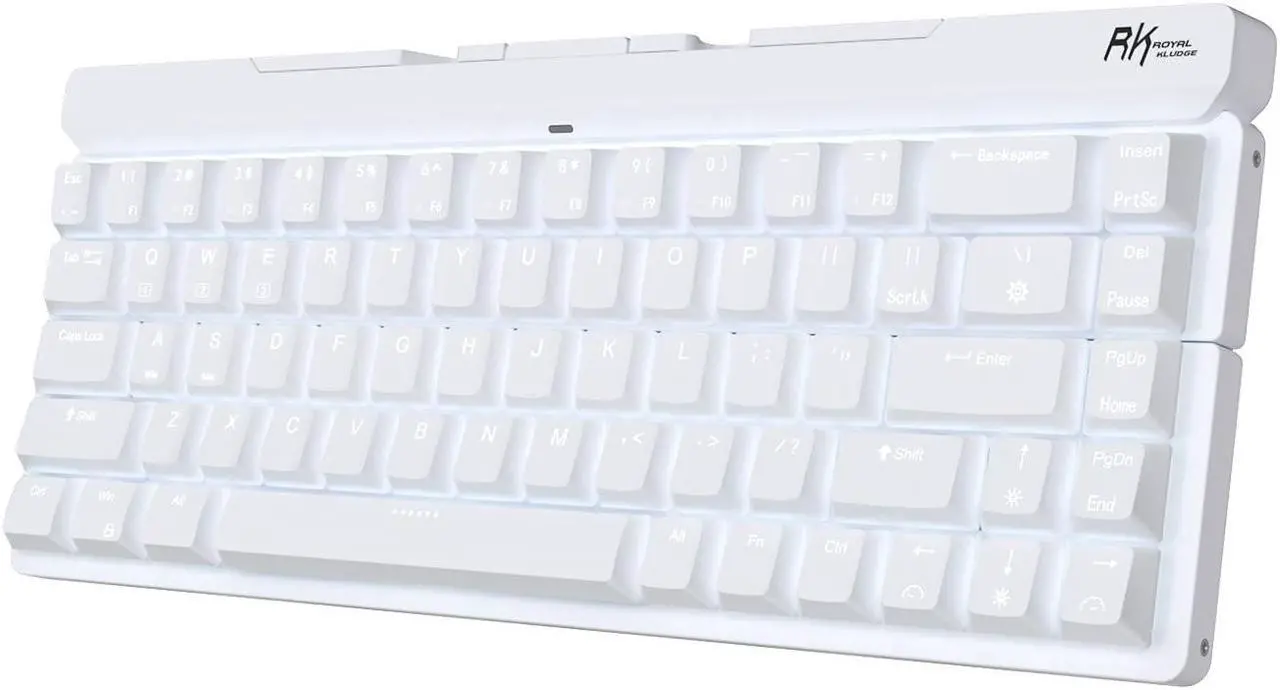 RK Royal Kludge RKF68 Foldable Mechanical Keyboard Dual Mode Wireless ...