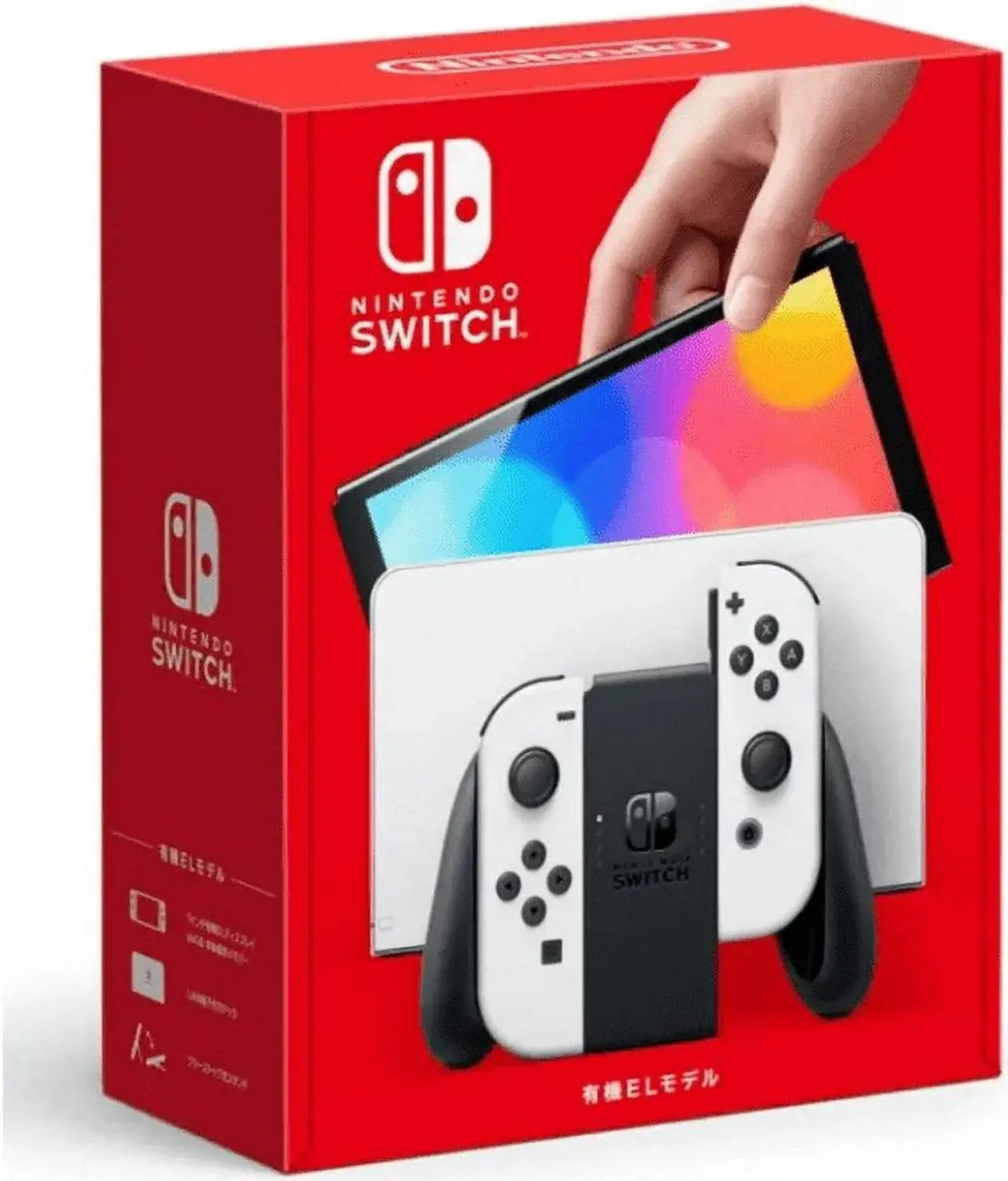 Nintendo Switch OLED Model w/ White Joy-Con- Japanese/English Version ...