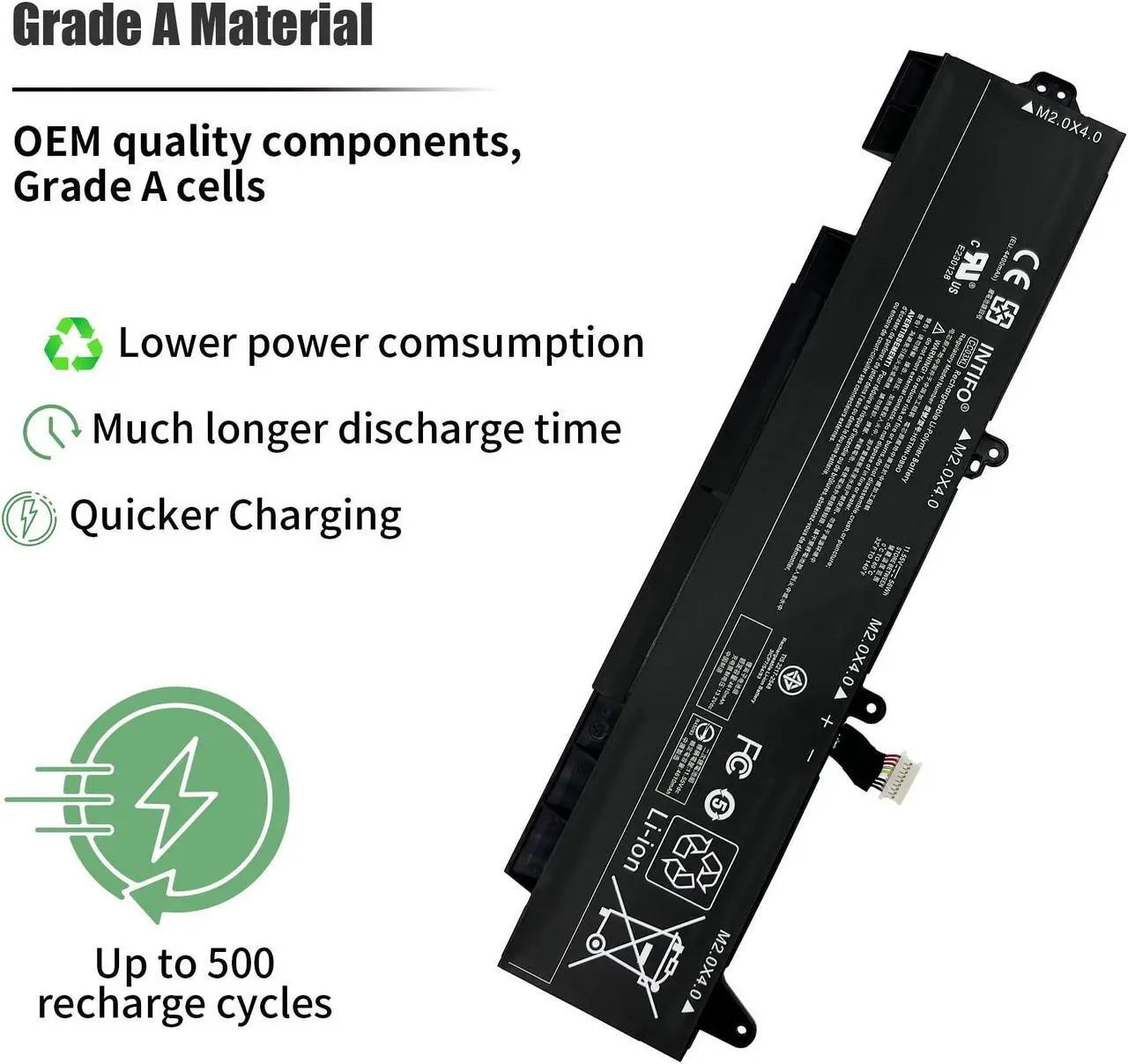 INTIFO 56Wh CC03XL Laptop Battery Compatible with HP ZBook Firefly 15 ...