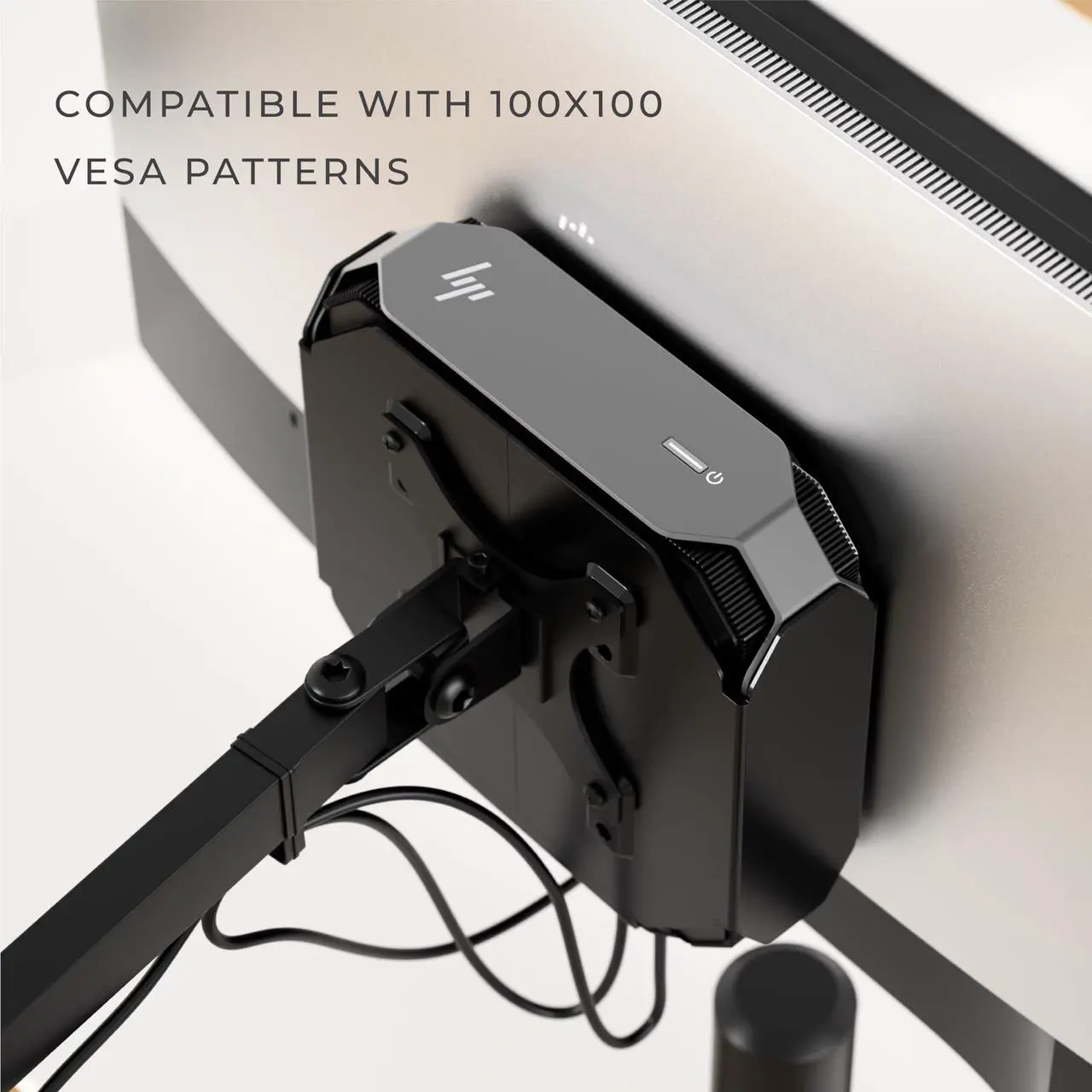 HumanCentric Dual VESA Sleeve Compatible with HP Z2 G4/G5 Mini PC, VESA ...