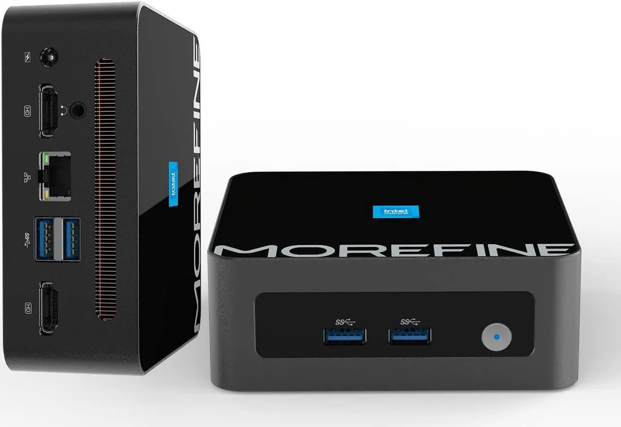 MOREFINE M9 Mini PC, 12th Gen AlderLake N100(Up to 3.4GHz) Mini ...