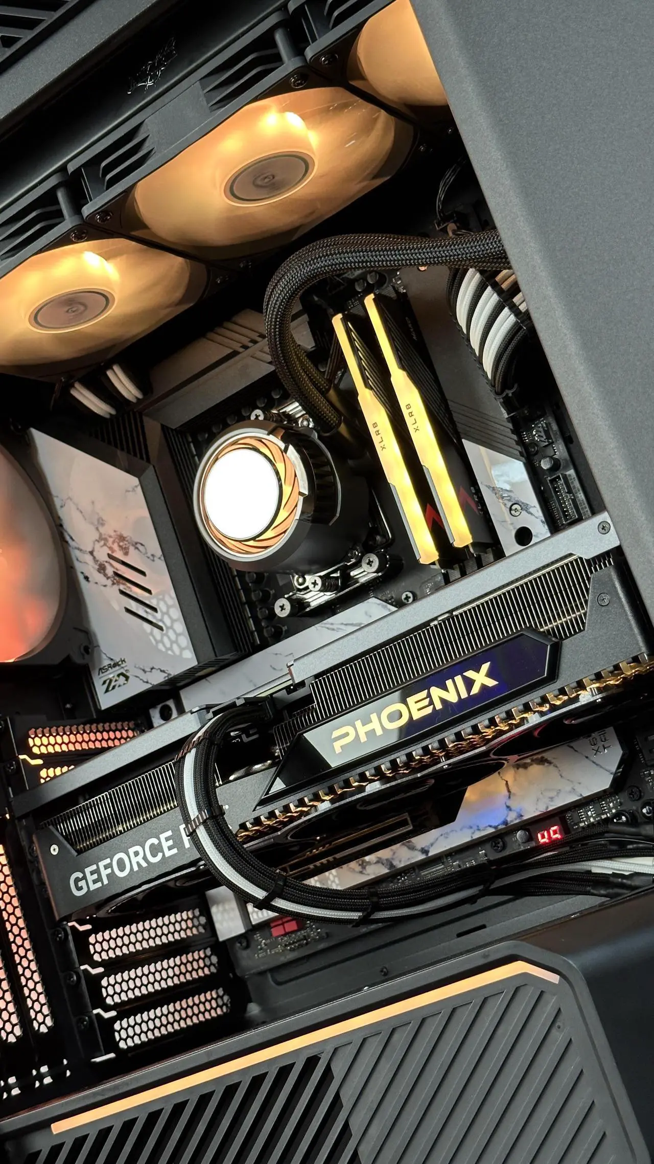 Valkyrie V12 Black - aRGB PC Case Fan 120mm - High Airflow 75CFM Fluid ...