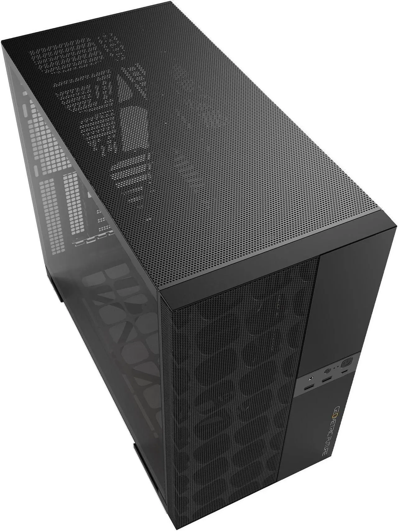 Geometric Future M5 Vent Mesh Panel Tempered Glass Mid Tower, E-ATX/ATX ...