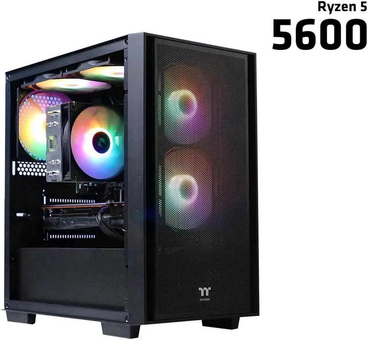 YEAH MAGIC Gaming PC AMD Ryzen 5 5600 3.5GHz RX6750GRE 16GB(8G*2) DDR4 ...