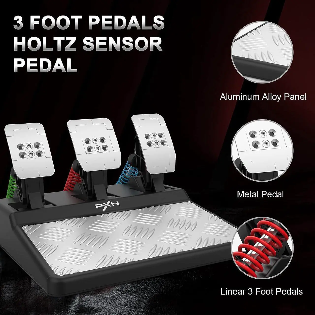 Force Feedback Steering Wheel,PXN V10 Racing Wheel 270°/900° Rotation ...