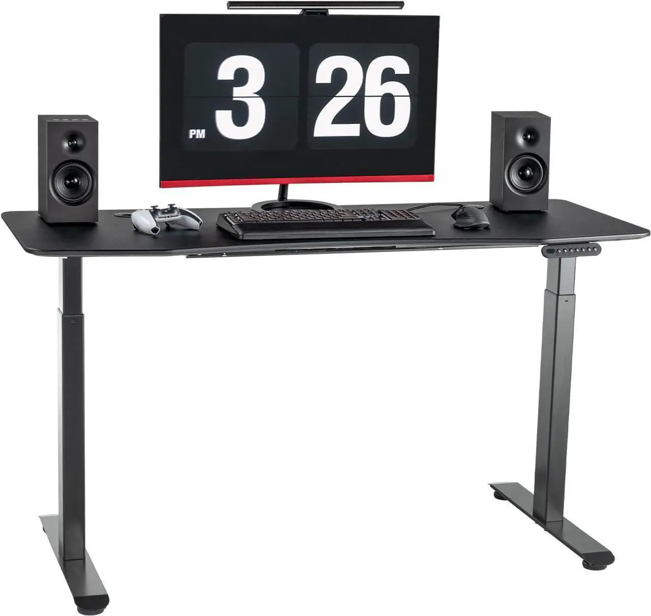 Standing Desk 60 x 24 Inches Dual-Motor Height Adjustable Desk Electric ...