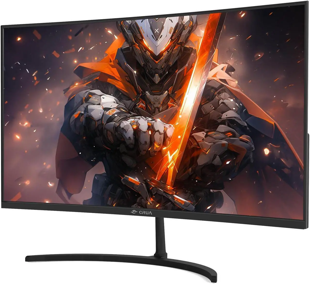 CRUA 32" Curved Gaming Monitor,165Hz QHD(2560*1440P)VA Screen, 1800R ...