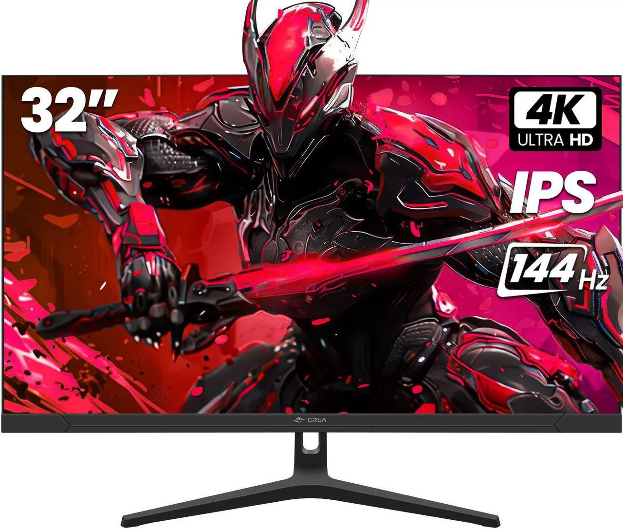 CRUA 32" Gaming Monitor,144Hz UHD(3840 * 2160P) IPS Monitors, Computer ...
