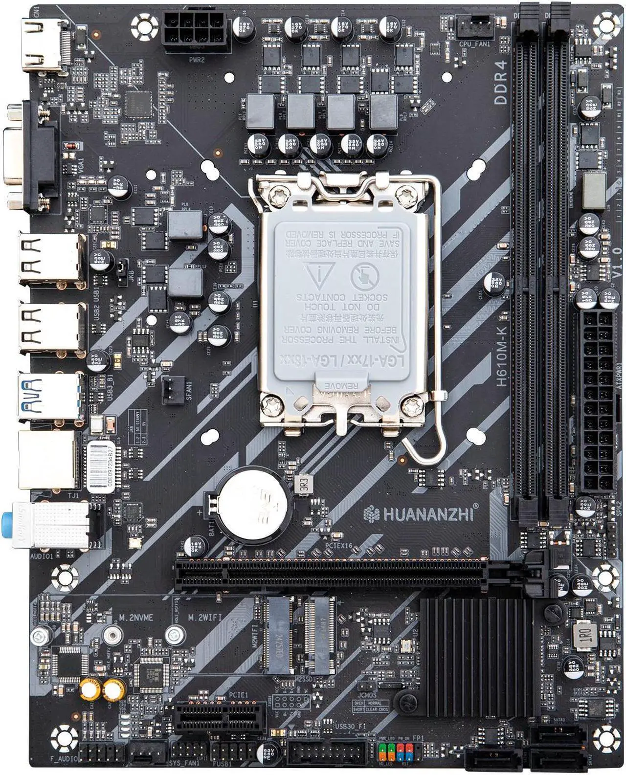 HUANANZHI H610M K MATX DDR4 Motherboard Support12 13 14 Gen H610 Intel ...