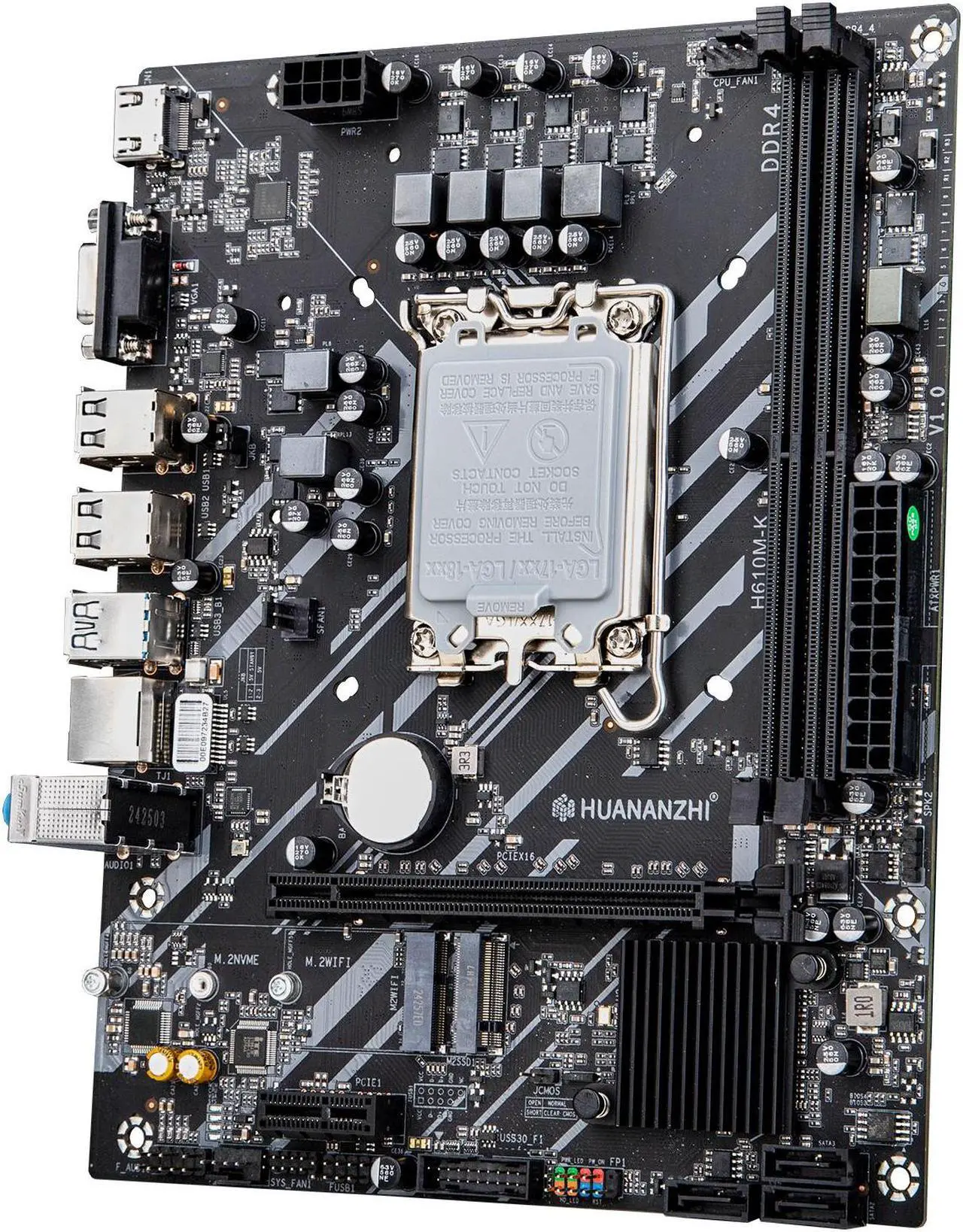 HUANANZHI H610M K MATX DDR4 Motherboard Support12 13 14 Gen H610 Intel ...