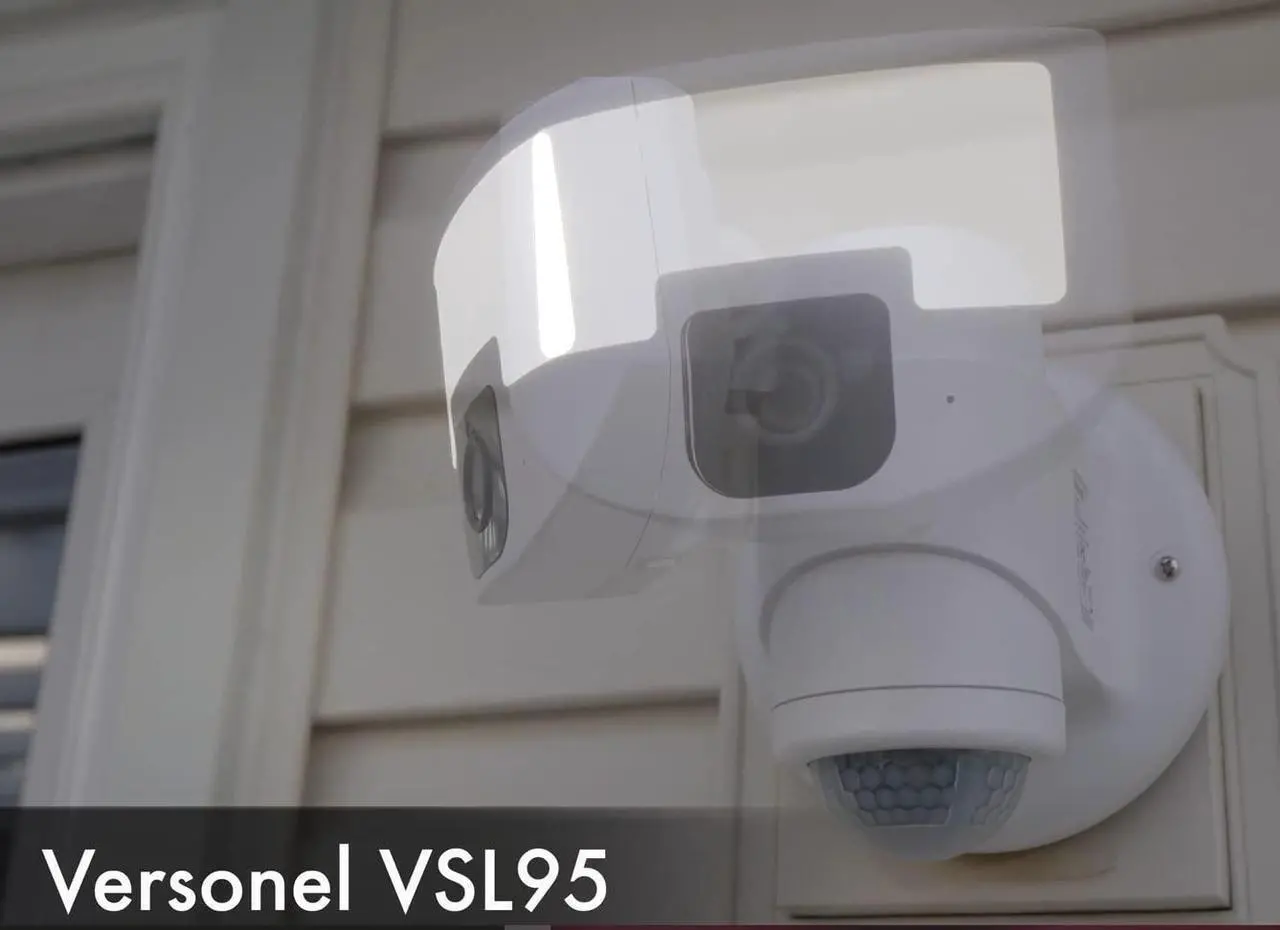 Versonel Outdoor Motion Sensor Tracking Floodlight WiFi Security LED ...