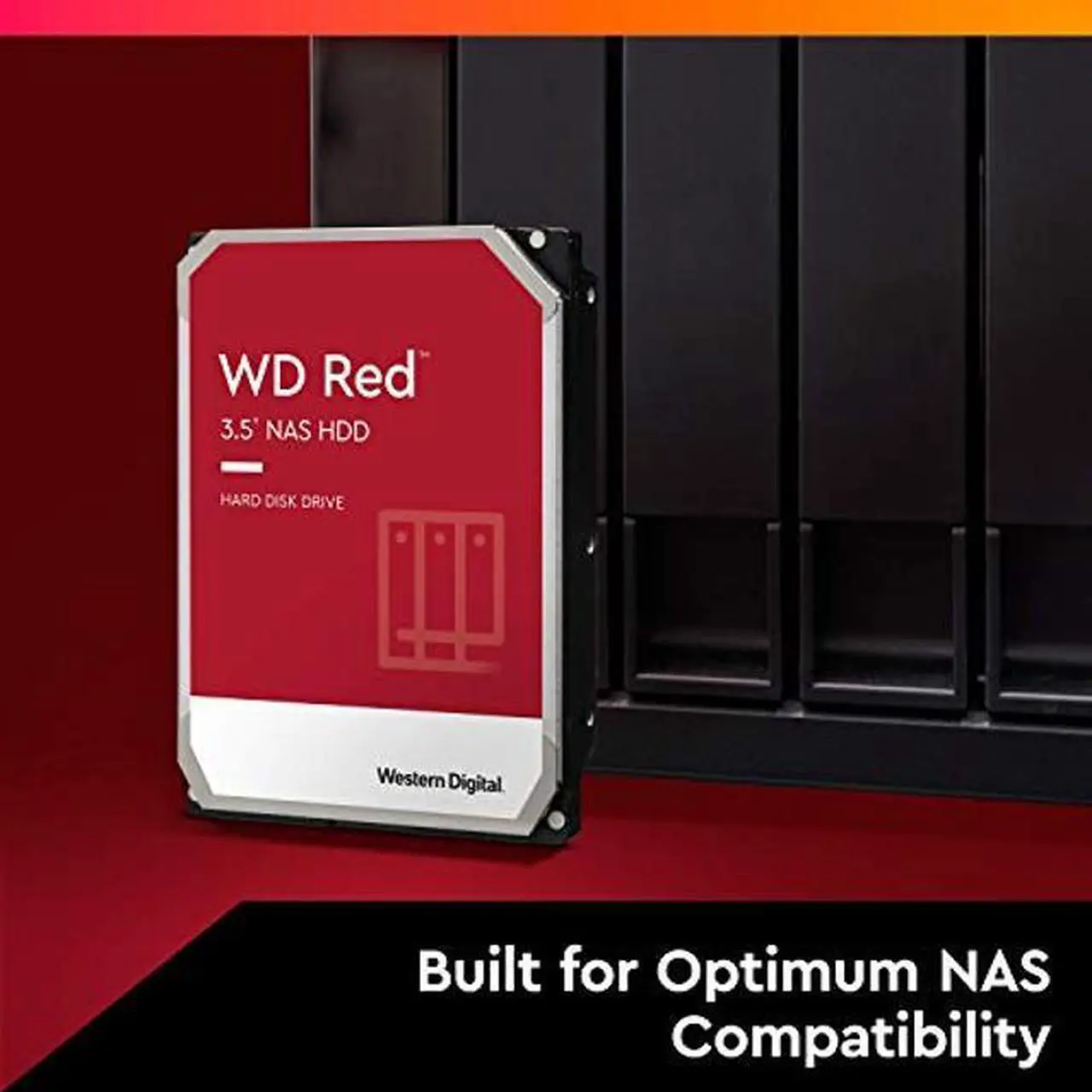Western Digital 4TB WD Red NAS Internal Hard Drive HDD - 5400 RPM, SATA ...