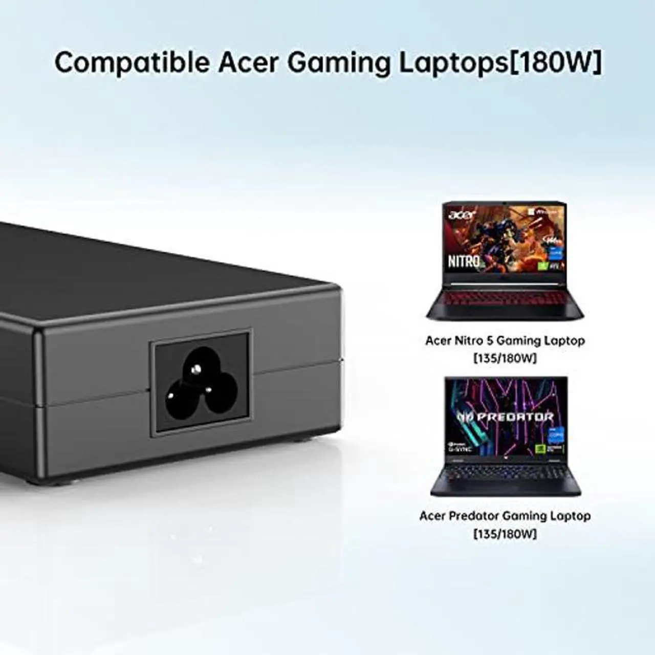 180W Charger for Acer Predator Helios 300 Gaming Laptop PH315-52 PH315 ...