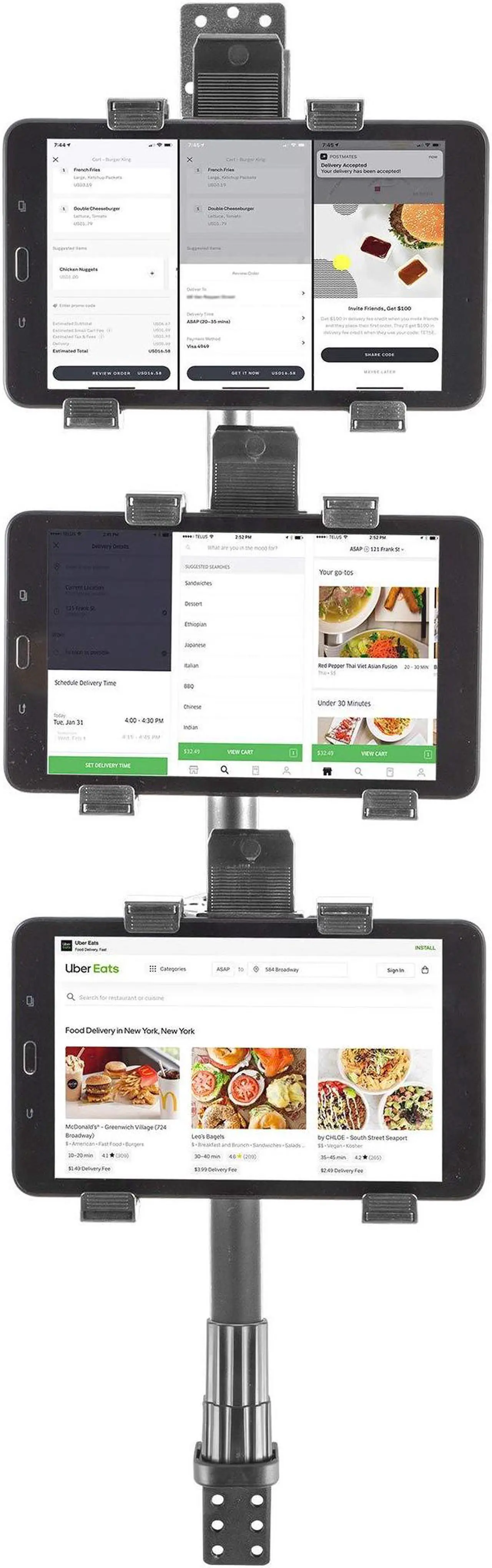 iBOLT TabDock Point of Purchase Wall Mount - with 3 Tablet Holders ...
