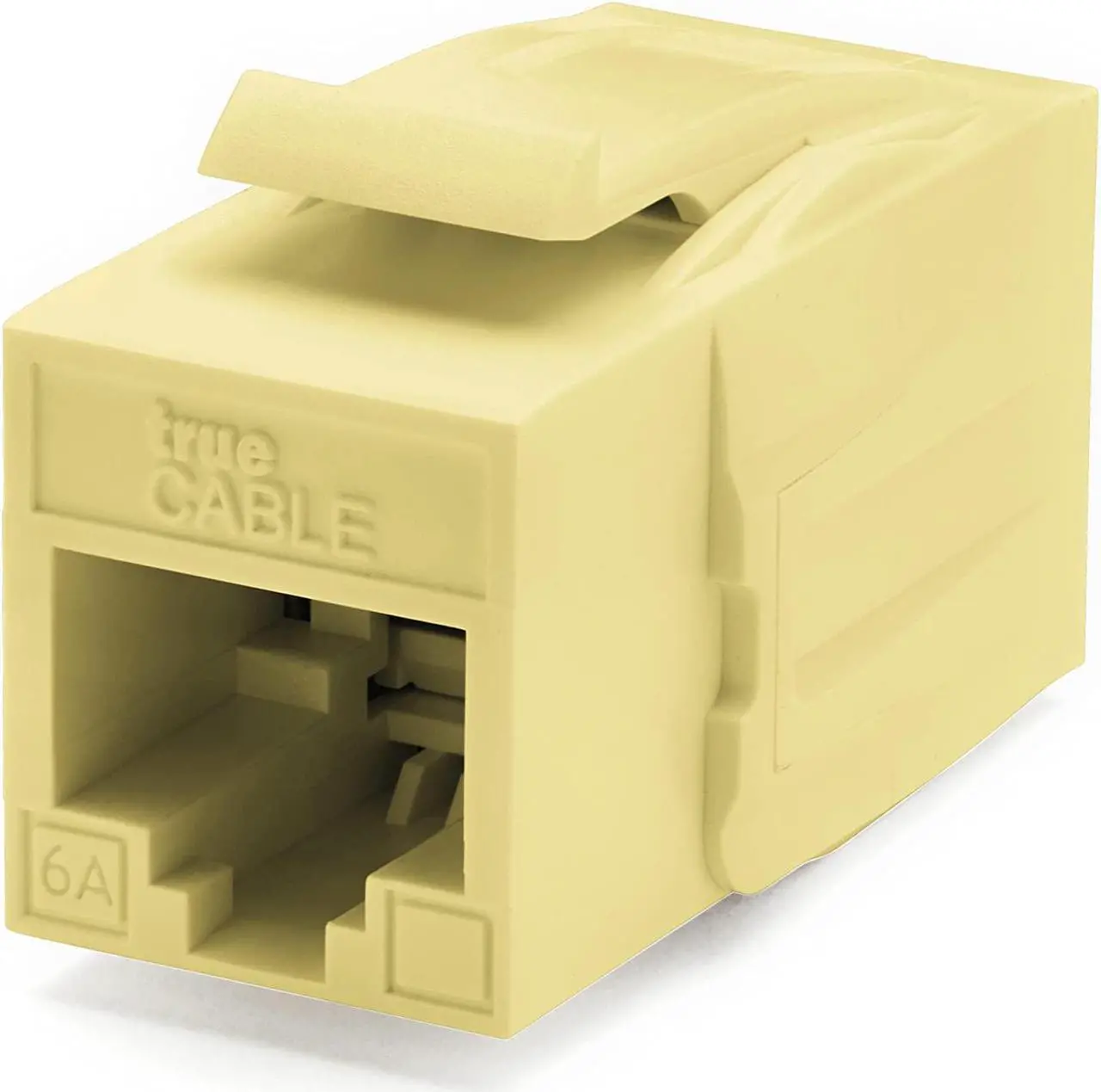 trueCABLE Cat6A Keystone Jack Coupler, Unshielded (UTP), PoE++ (4PPoE ...