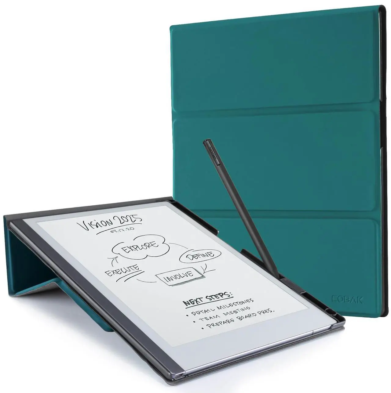 CoBak Case for Remarkable 2 -with Pen Holder and Multi-Angle Foldable ...