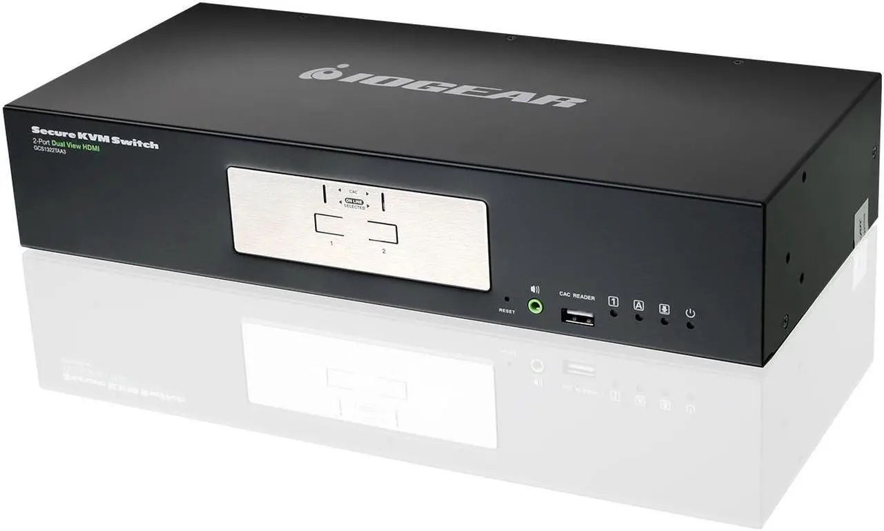 IOGEAR 2-Port Dual View Dual-Link DVI Secure KVM Switch - Newegg.com