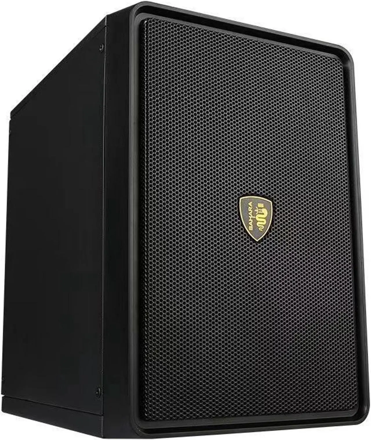 Black Mini MATX Mesh Case,Simple Compact Desktop Micro ATX Chassis ...