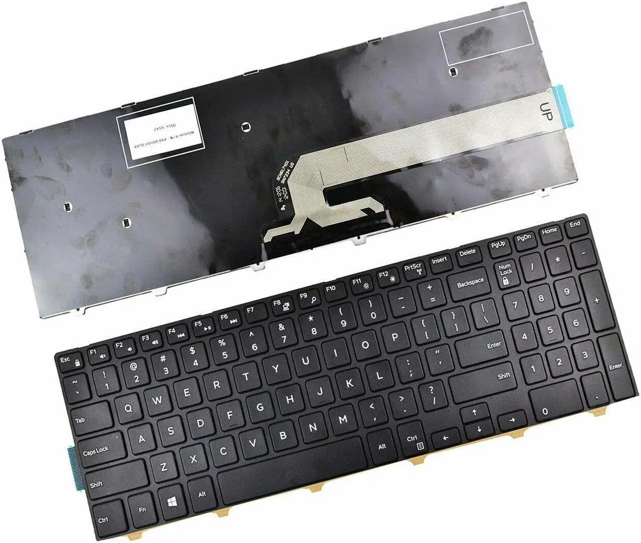 Yesvoo New US Keyboard for Dell Inspiron 15-3541 3542 3543 3551 3552 ...