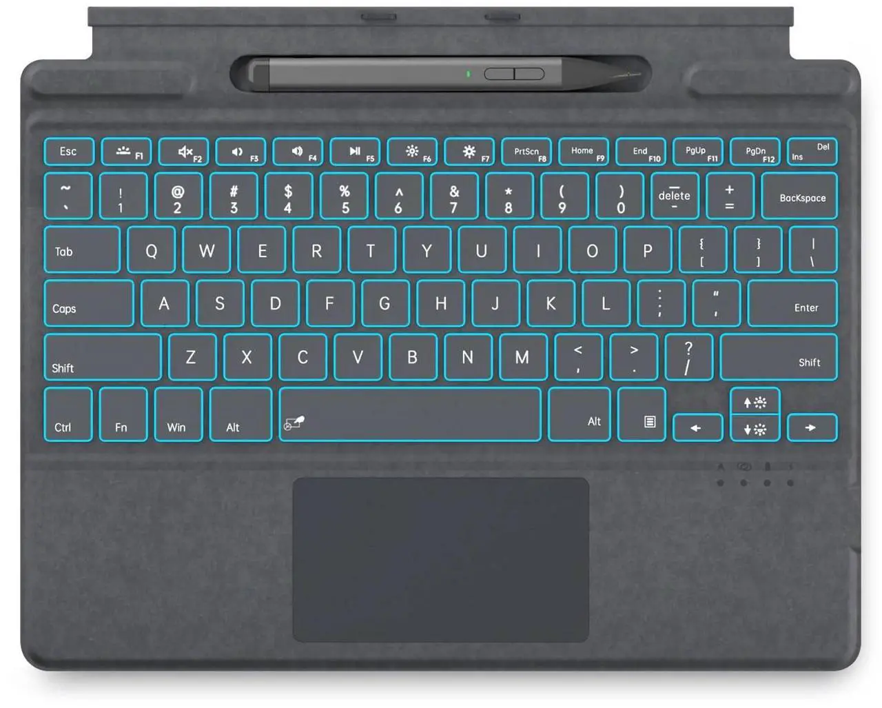 JvKzaen Surface Pro 9 Keyboard with Slim Pen, Compatible with Microsoft ...