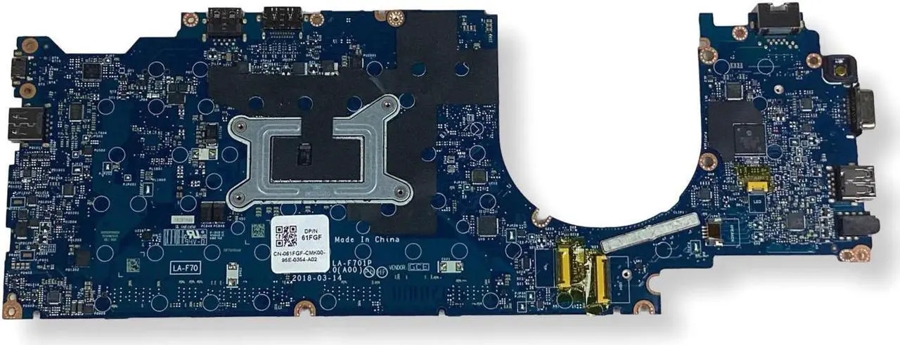 Refurbished: Dell OEM Latitude 5491 Motherboard With 2.5GHz i5 Quad ...