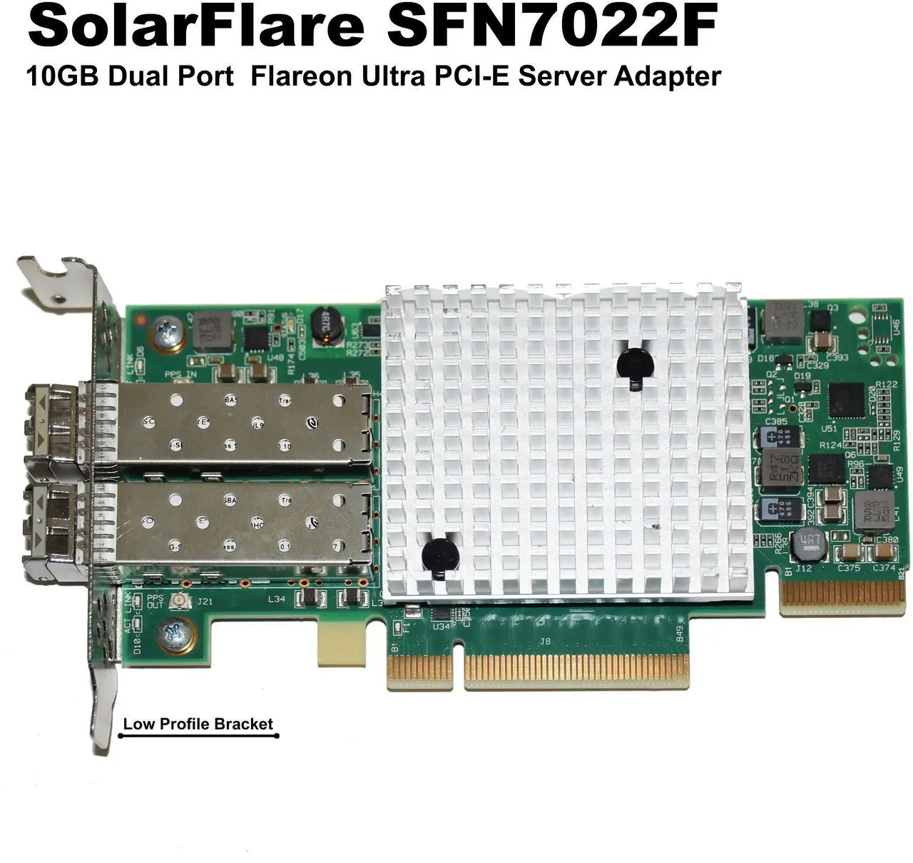 Used - Like New: Solar Flare 2x10GbE Flareon Ultra PCIe Server Adapter ...