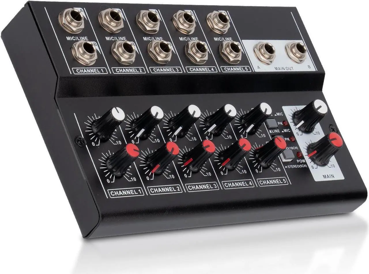 COKYISS MIX5210 10 Channels Multi-Functional Microphone Sound Mixer ...