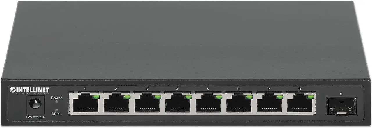 Intellinet 9-Port Switch with 8 x 2.5G Ethernet Ports and 1 SFP+ Uplink ...
