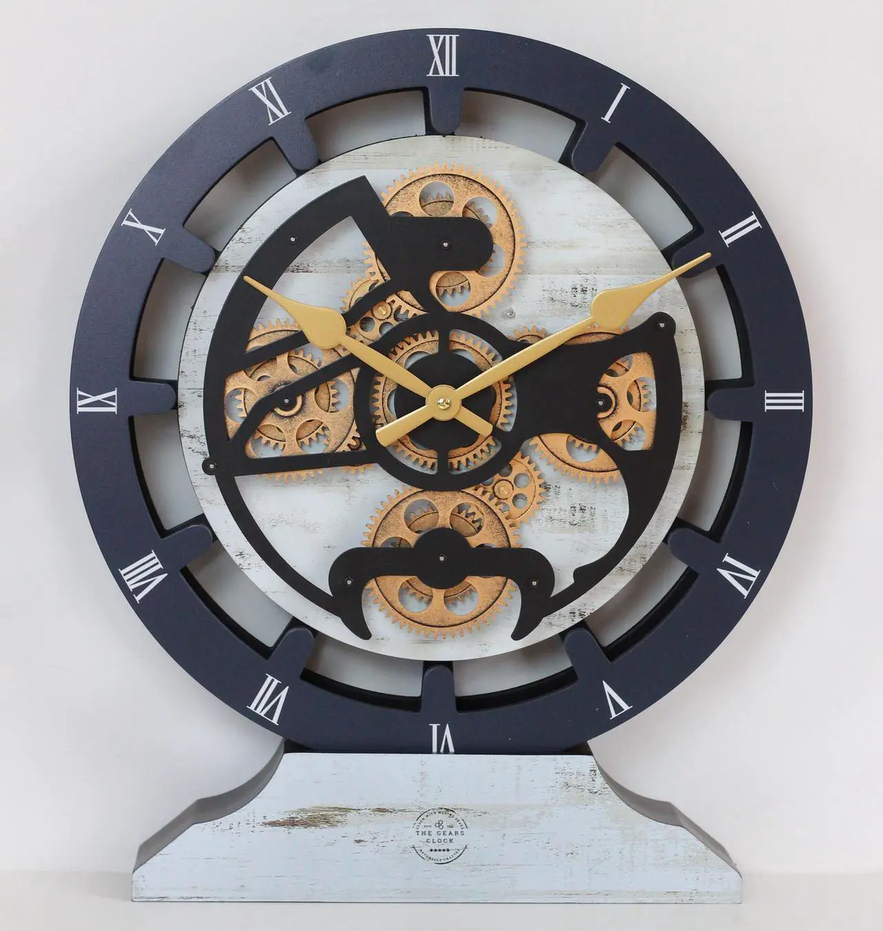 The Gears Clock 16 inches Wall Clock With Real Moving Gears convertible ...