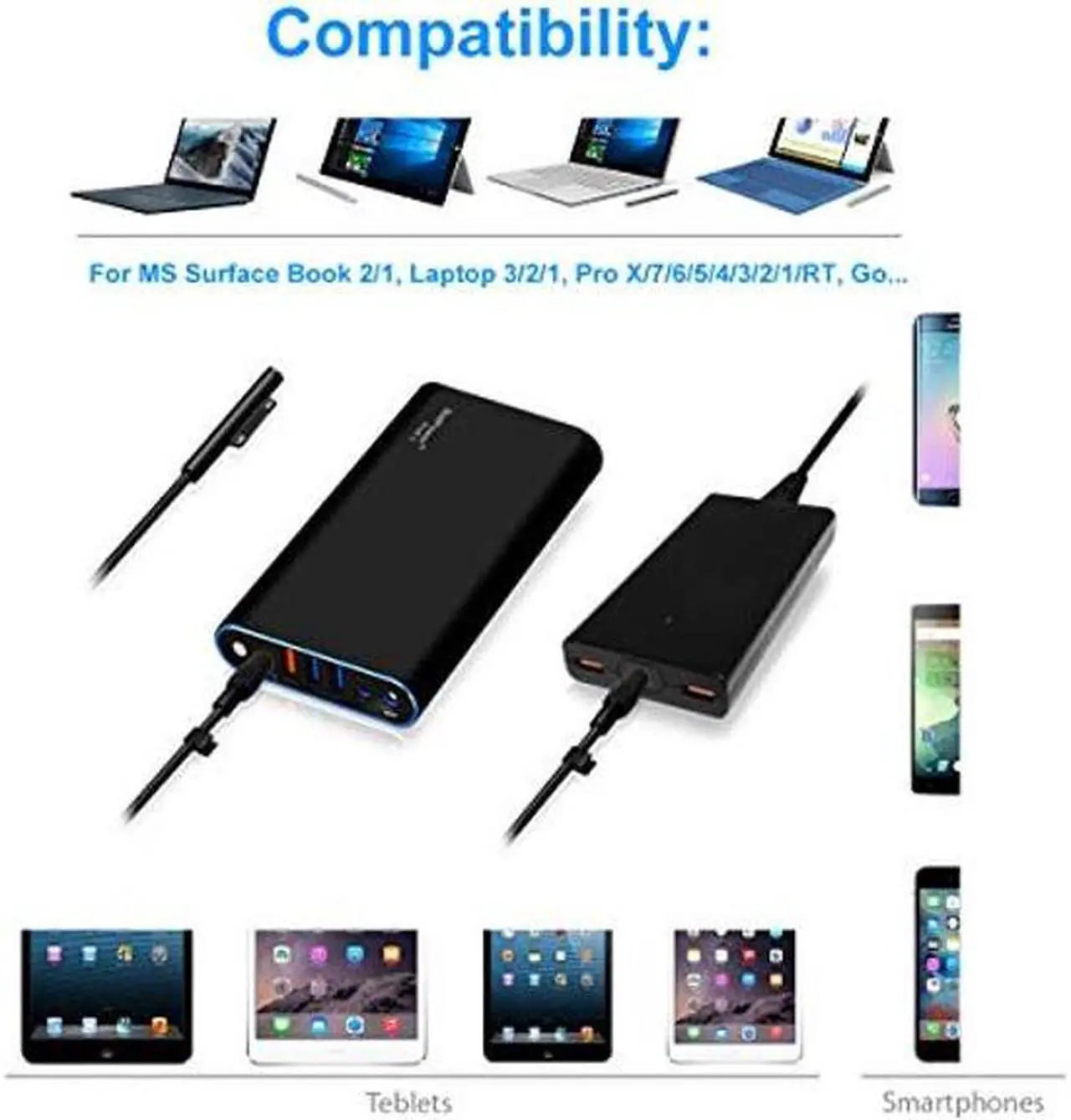 BatPower ProE 2 ES7B 98Wh MS Surface Power Bank for Surface Pro X 8 7 6 ...