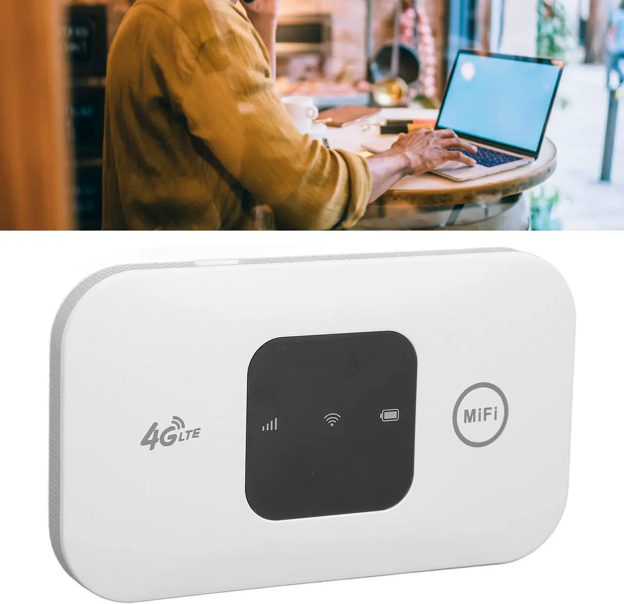 MF800 2 4G WiFi Router, Portable 4G LTE Modem Router with SIM Card Slot ...