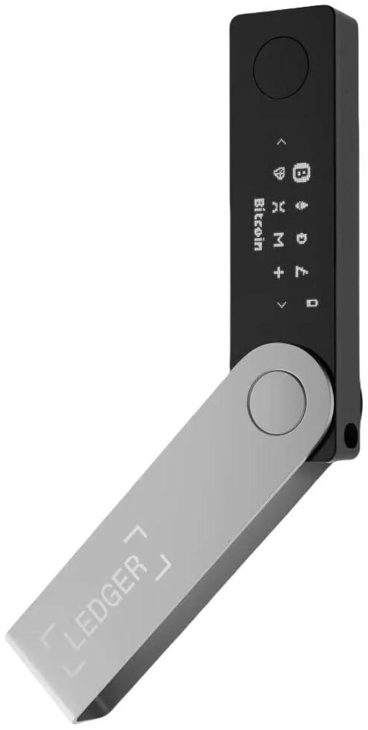 Ledger - Nano X Crypto Hardware Wallet - Bluetooth - Onyx Black ...