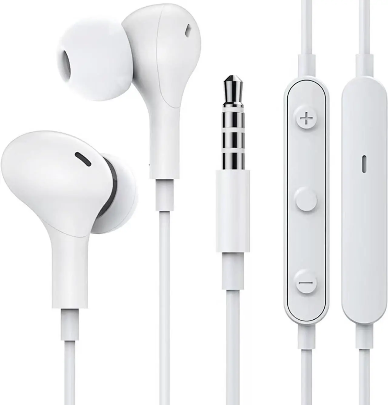 Wired Earbuds in-Ear Headphones Wired Earbuds with Microphone HiFi ...