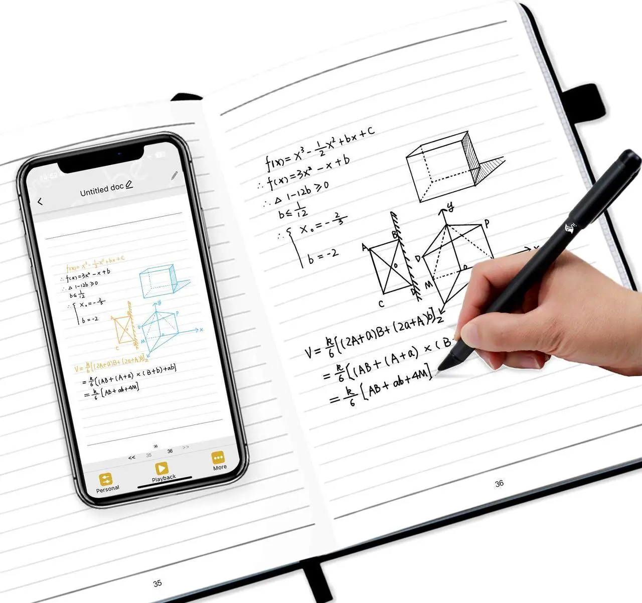 Angetube Smart Pen+Notebook: SmartPen Real-time Sync for Storing ...