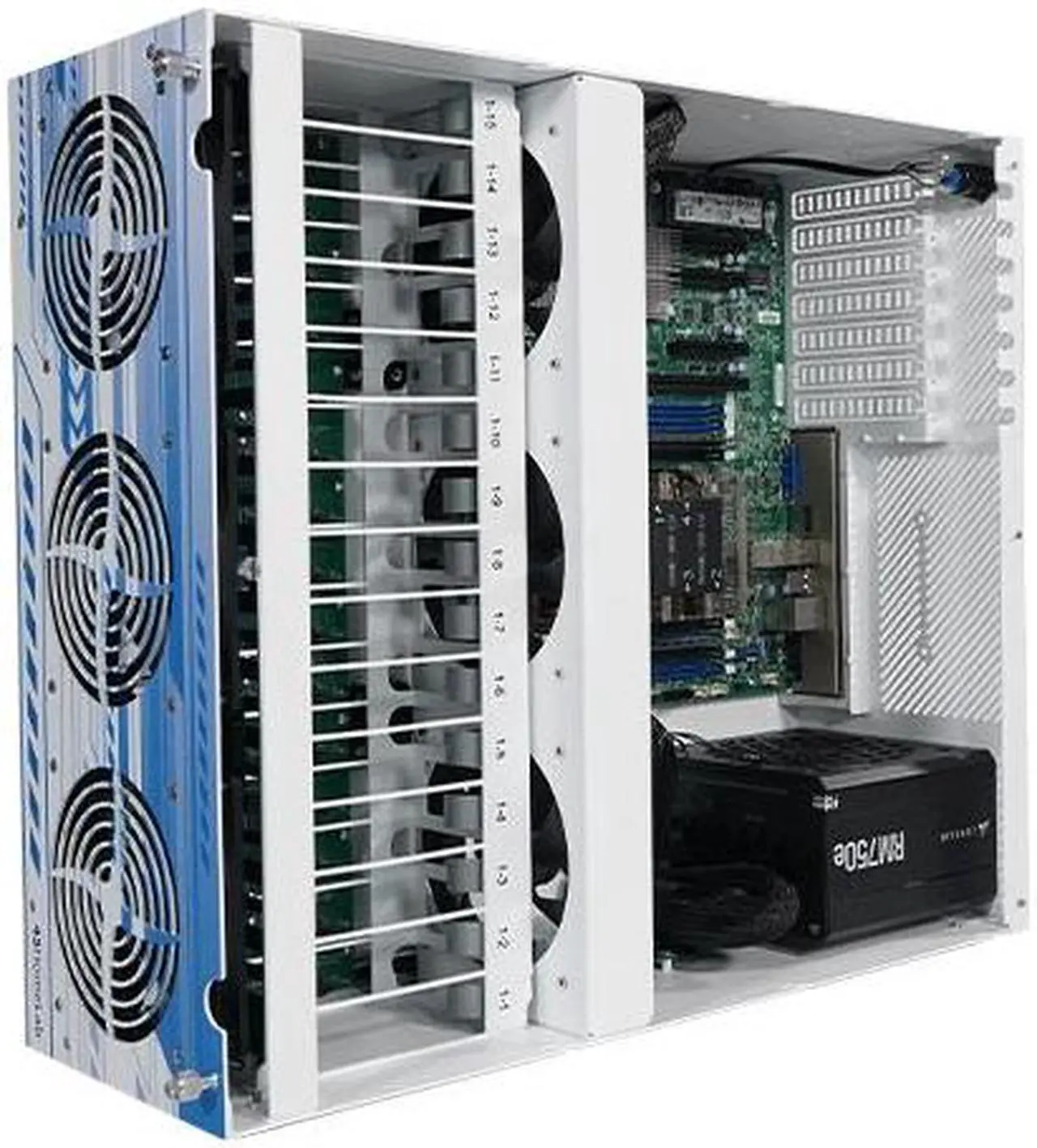 45Drives - 45HomeLab HL15 - 15Hot-Swap Drive Bays - Corsair 750 Power ...