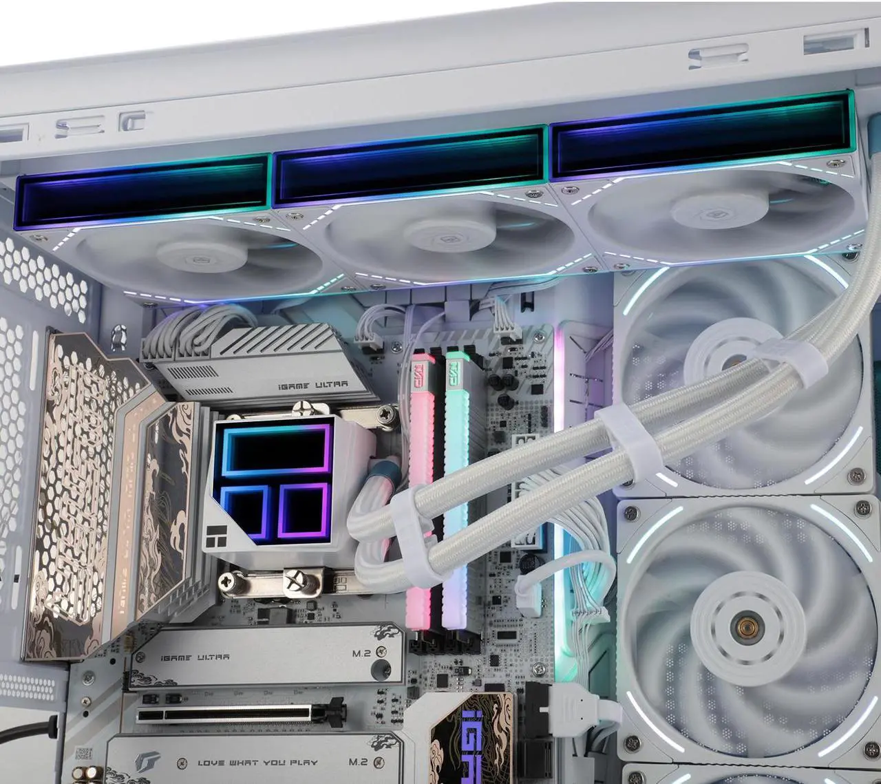 Thermalright Frozen Infinity 360 AIO ARGB CPU Liquid Cooler for Desktop ...