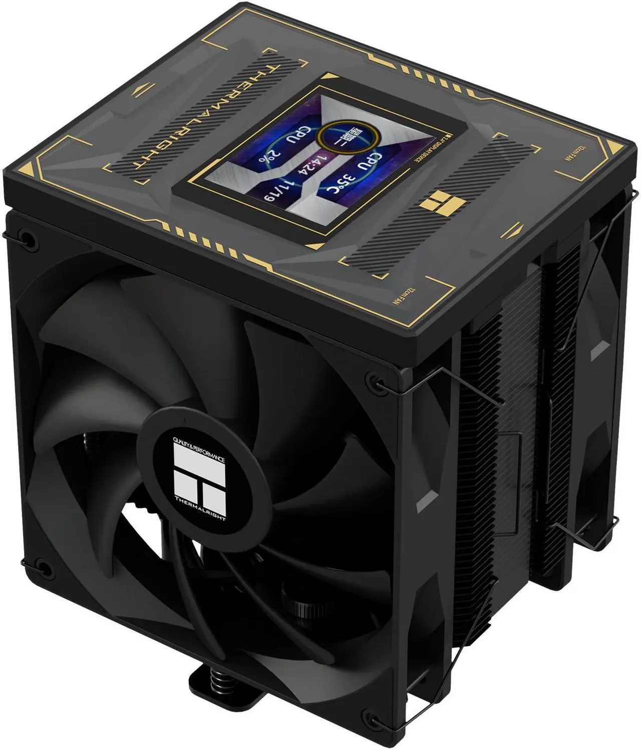 Thermalright Burst Assassin 120 Vision CPU Air Cooler - IPS 2.4-inch ...