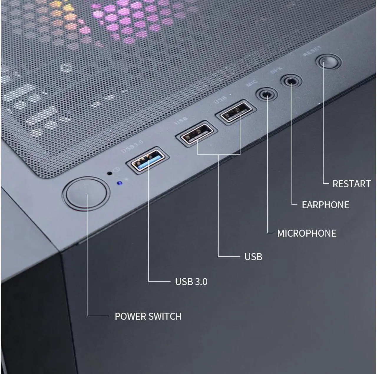 YEAH MAGIC Business Desktop AMD Ryzen 5 5600G 3.9GHz 16GB(8G*2) DDR4 ...